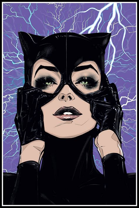 Catwoman On The Cover Of Meow Magazine Robin Wallpaper Art Dc Comics