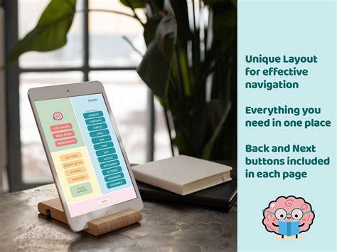 Adhd Digital Planner Executive Functioning Adhd Workbook Adhd