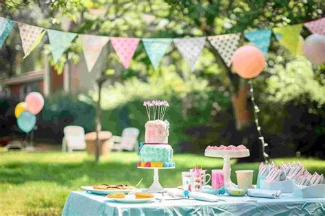 Party Table Premium Ai Generated Image