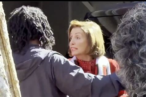 WATCH Nancy Pelosi Gets In Shouting Match With Protesters Outside Her Home The American