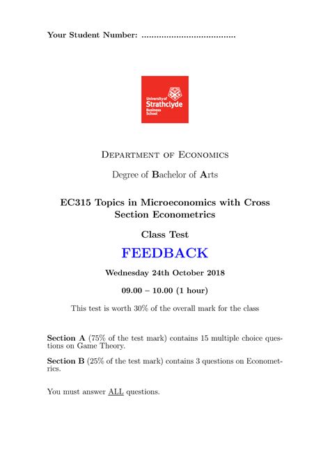 Test 1 October 2018 Questions And Answers Warning Tt Undefined