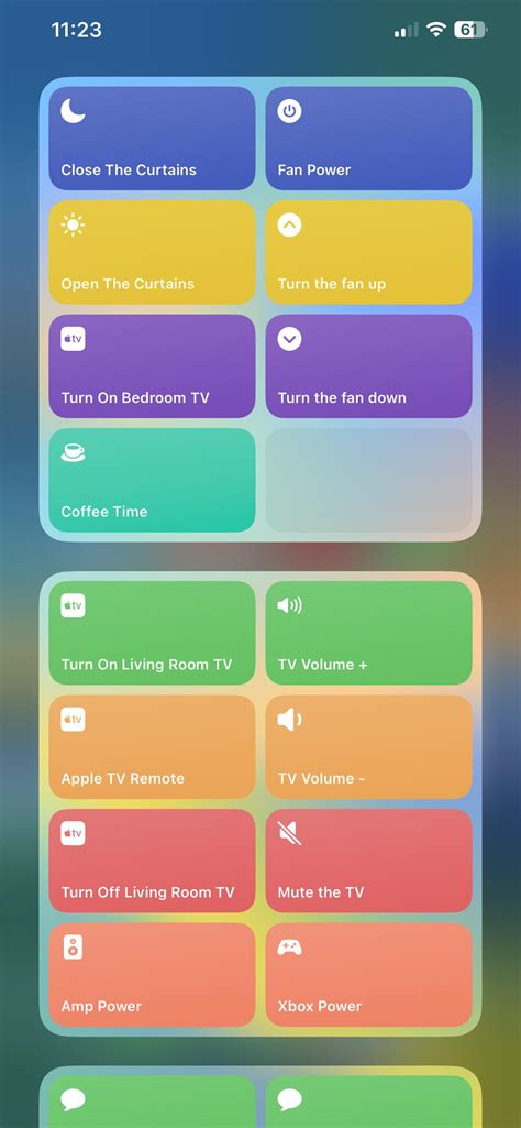 turned the widget screen into a custom ‘universal remote works great