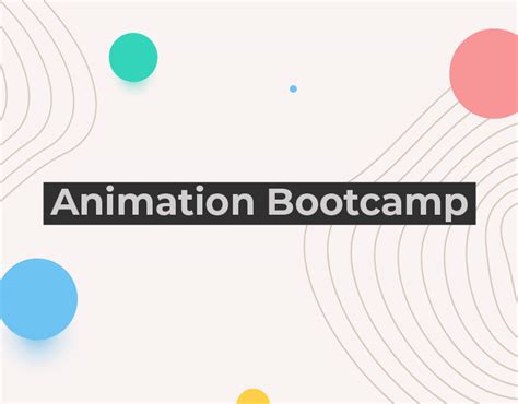 Animation Bootcamp Portfolio Behance