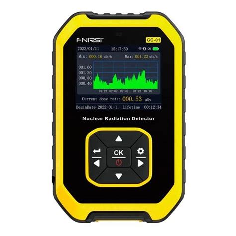 Дозиметр радиации, бытовой счетчик Гейгера, 1100мАч, FNIRSI GC-01 ...