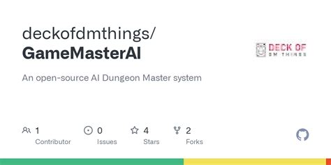 GitHub Deckofdmthings GameMasterAI An Open Source AI Dungeon Master System