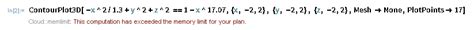 Plotting How Can I Avoid These Defects In Contourplot3d Output On Wpc