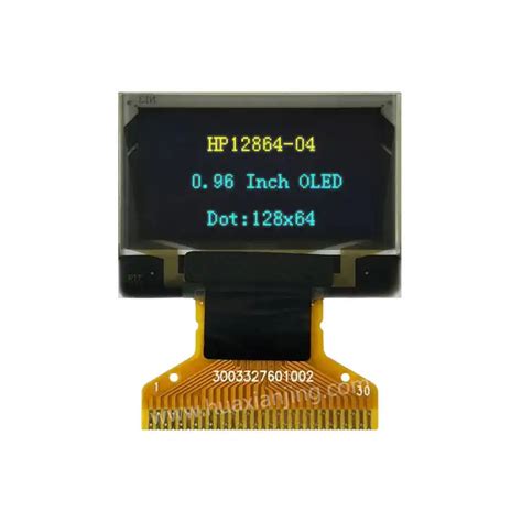 0 96 Inch 128x64 Dot Matrix Blue White Cog Oled Display Module Ssd1315z Iic Interface With Pcb