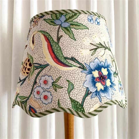 medium tapered wavy lampshade kit 23cm 35cm x 27cm ministry of handmade