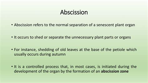 Leaf Abscission And Senescencepptx