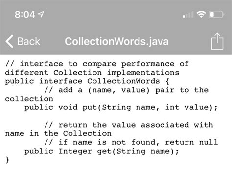 Solved Objective Use Interfaces And Collections In Java