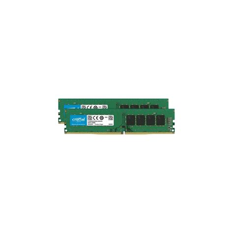 Crucial 32gb 2 X 16gb 288 Pin Pc Ram Ddr4 2400 Pc4 19200 Desktop Memory Model Ct2k16g4dfd824a