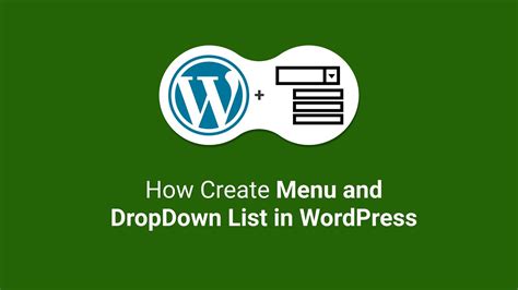 How To Create Dropdown Menu In Wordpress Website Youtube