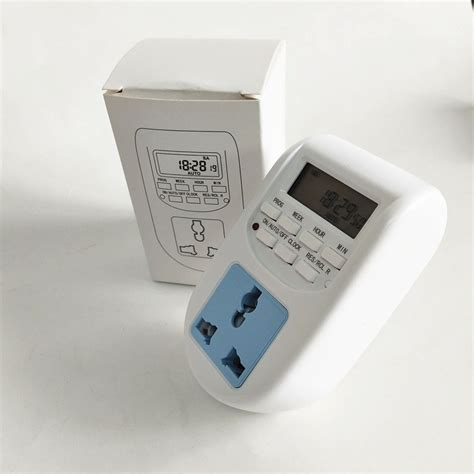 Digital Display Smart Electrical Programmable Timer Switch Smart Timer Plug Outlet Timer Socket