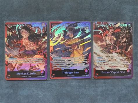 One Piece Tcg Card Ultra Deck The Three Captains St10 Leader Set Luffy