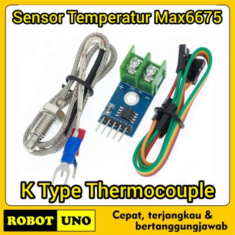 Jual Max6675 K Type Thermocouple Temperature Temperatur Suhu Sensor Shopee Indonesia