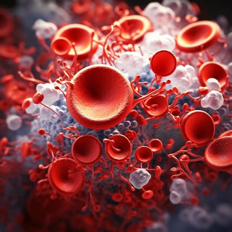 Premium Photo Red Blood Cells On Microscopic View