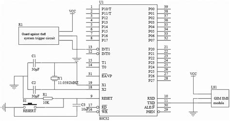 Overall System Schematic Mcu Clock Circuit Uses Hc49s Hc49ss Passive Download Scientific