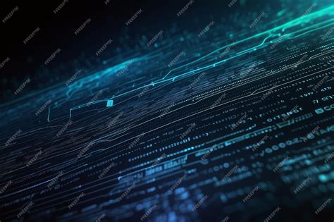 Premium Photo Binary Code Background Digital Abstract Technology