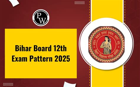 Bihar Board 12th Exam Pattern 2025 Check Marking Scheme Weightage