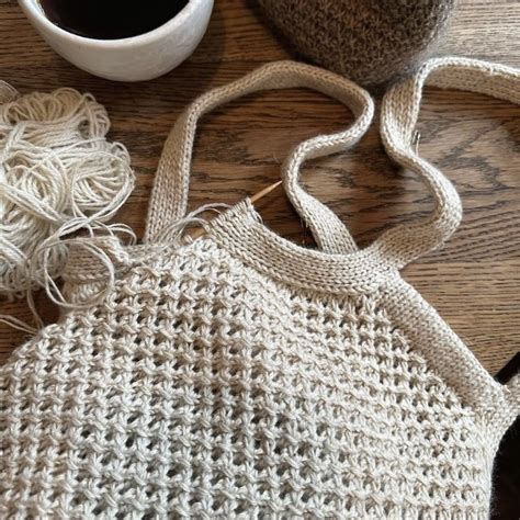 Breeze Bag Opkrift Fra Petiteknit Tante Grøn Cph