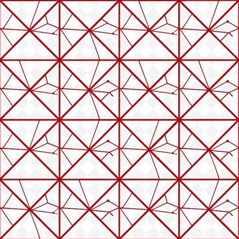 Geometric Triangular Pattern With Star Icon And Connected La Nature Inspired Abstract Outline