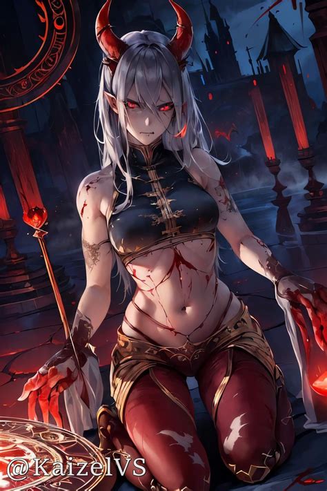 Anime Styled Demon Girl 2 14 By Kaizelvs On Deviantart