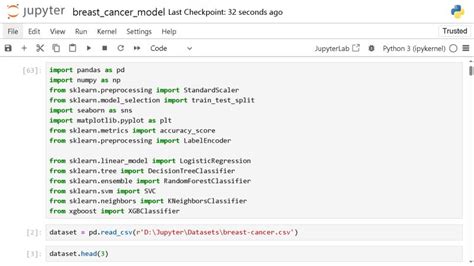 Machinelearning Datascience Breastcancerclassification Python Logisticregression