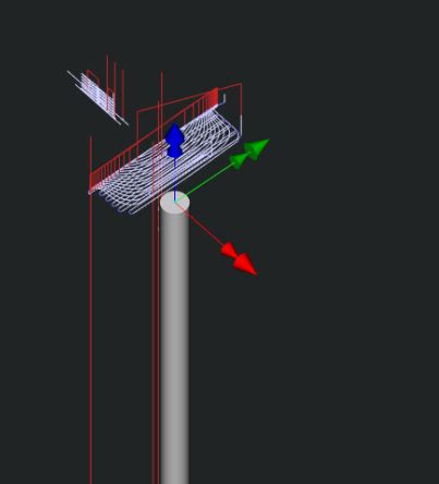 Probe Basic Th Axis Plot LinuxCNC