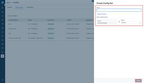 Config Sets Freshservice