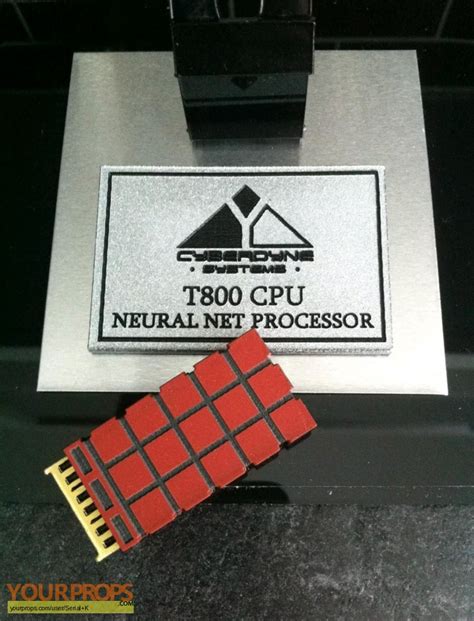 Terminator 2 Judgment Day T 800 Cpu Brain Chip 1 1 Replica Movie Prop