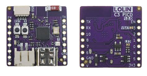Wemos Launched Its Latest Creation The Wemos Lolin C3 Pico ESP32 C3