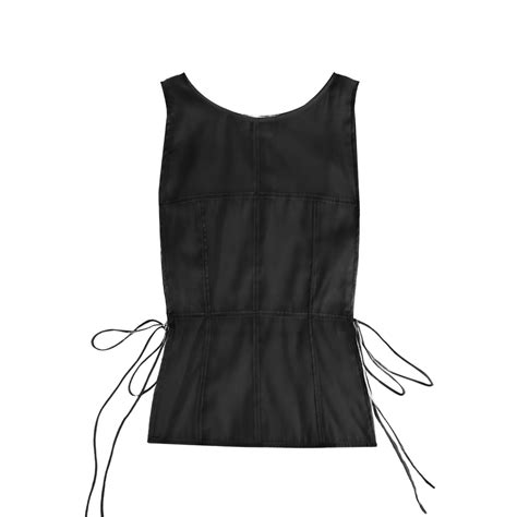 Side Tie Layer Top Smoke The Paper Bunny