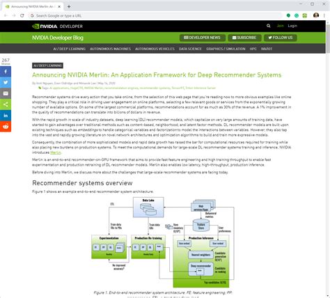 Announcing Nvidia Merlin An Application Framework For Deep Recommender Systems Nvidia Blog Rsc