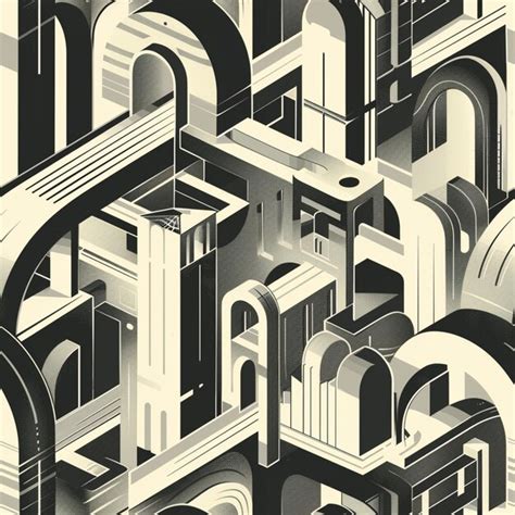 Premium Photo There Is A Black And White Image Of A Very Complex