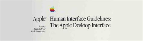 The Apple Mac Apple Ii Human Interface Guidelines Document Mac