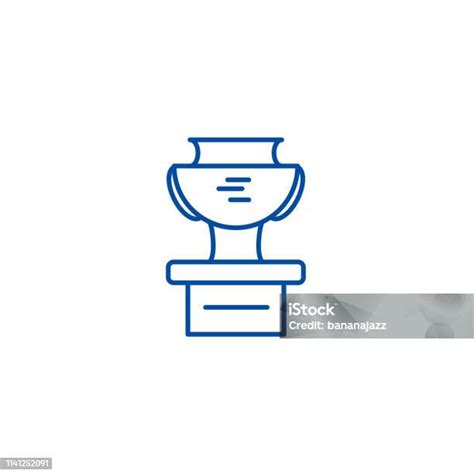 우승자 컵 라인 아이콘 개념입니다 우승자 컵 평면 벡터 기호 기호 개요 그림 0명에 대한 스톡 벡터 아트 및 기타 이미지 0명 1 1위 Istock
