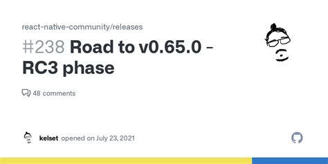 Road To V0650 Rc3 Phase · Issue 238 · React Native Community