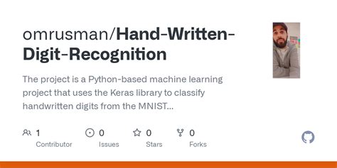 GitHub Omrusman Hand Written Digit Recognition The Project Is A