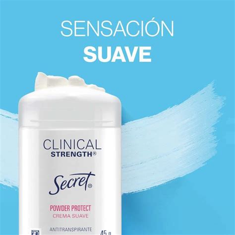Antitranspirante Crema Secret Clinical Strength 45 G