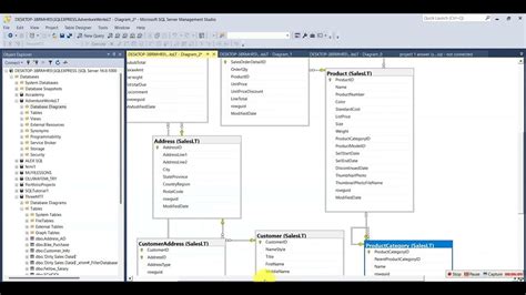 How To Create Erd In Ssms Entity Relationship Diagram Youtube