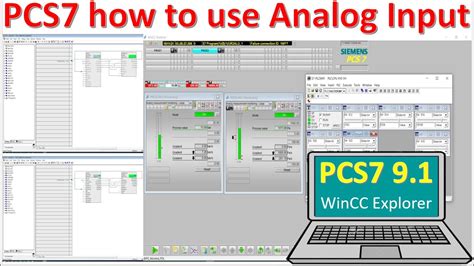 basic pcs7 v9 1 how to implement analog input library youtube