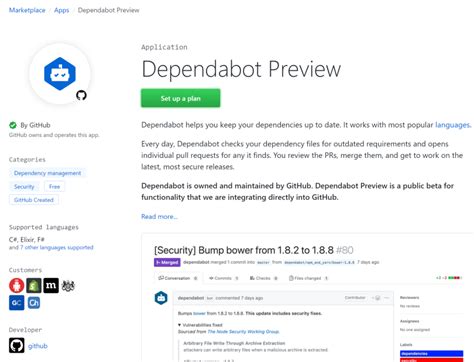 github using dependabot sam learns azure