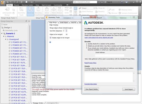 A Software Problem Has Caused Autodesk Cfd To Close Unexpectedly
