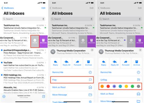 How To Use Flags To Organize Your Inbox In Apple Mail App