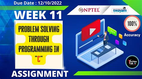 Nptel Problem Solving Through Programming In C Week 11 Quiz Assignment Solution July 2022