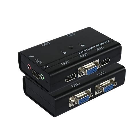 Factory Price High Quality And Stable Ports USB VGA Kvm Switch For Computers Share