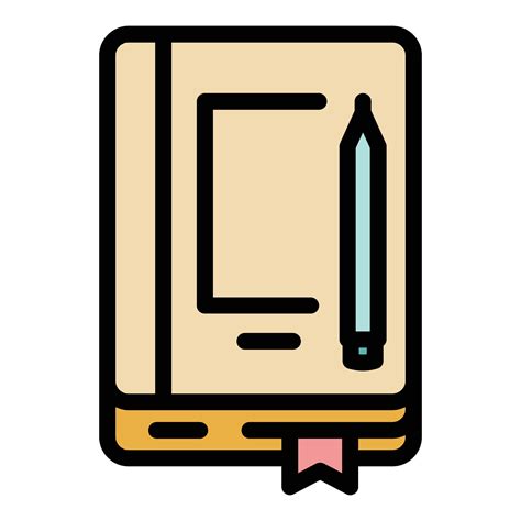 Notebook Paper Icon Vector Flat 27686157 Vector Art At Vecteezy