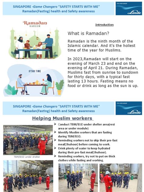 Ramadan Fasting Health And Safety Awareness Pdf Ramadan Fasting