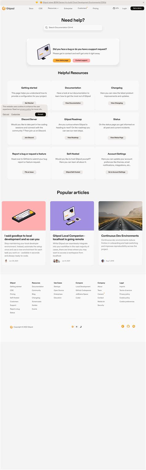Gitpod Web Design Inspiration — Web3inspiration