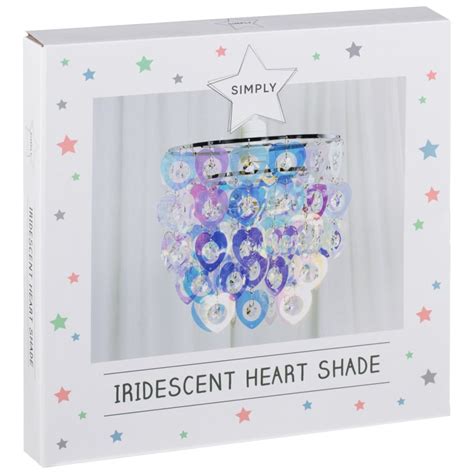 Simply Iridescent Heart Shade Light Shades Bandm